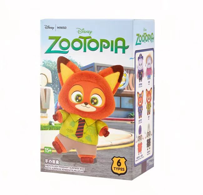 Miniso Зверополис Мягкая Игрушка (Брелок Для Ключей) купить на OZON по ...