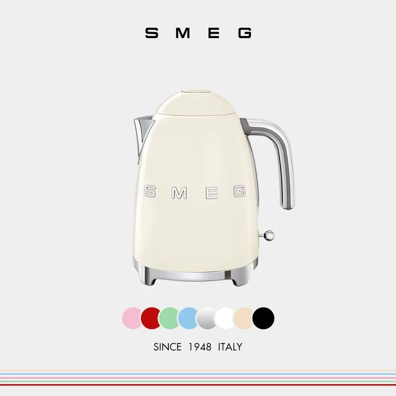 Smeg Электрический чайник klf04, кремовый купить на OZON по низкой цене ...