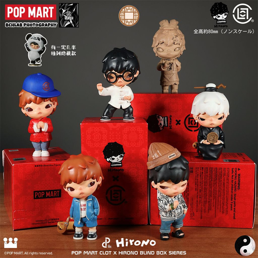 POP MART CLOT x Hirono Series Blind Box Слепая коробка Коллекционная ...