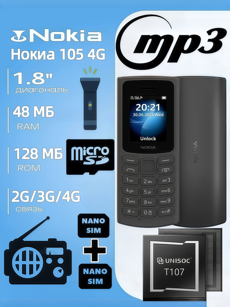 Мобильные телефоны Nokia (Нокиа) – купить сотовый телефон на OZON по ...