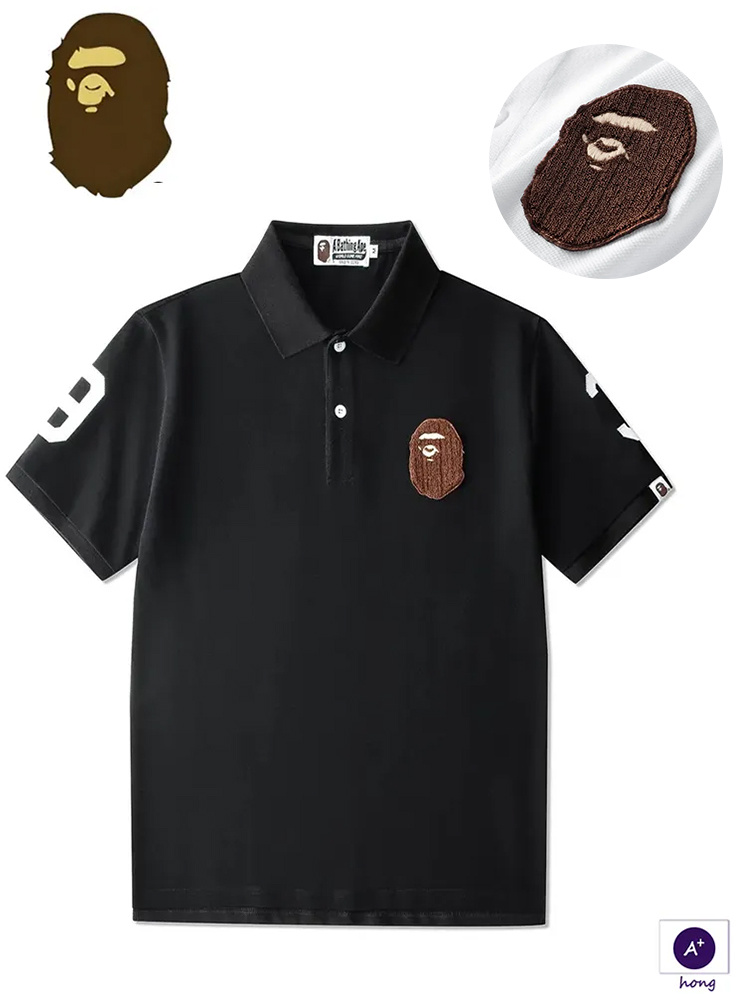 Футболка Мужской, Женский BAPE черный Без рукавов, размер 48 Хлопок ...