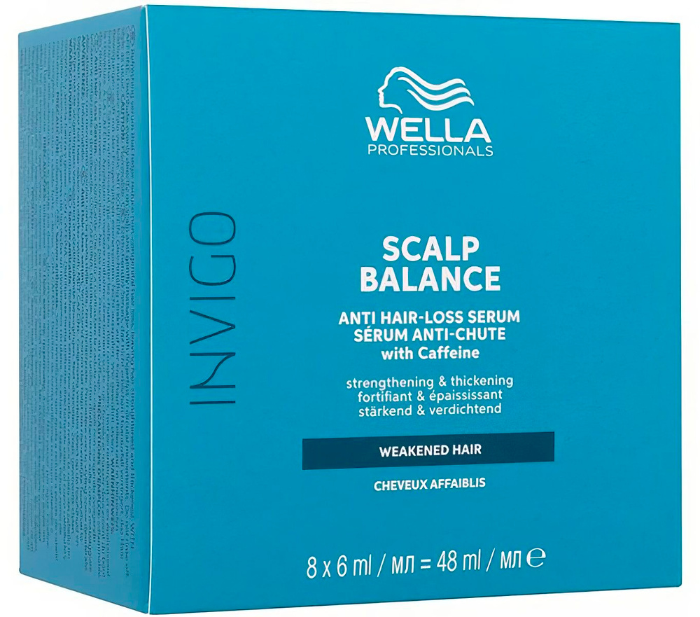Сыворотка Wella Professional Invigo Scalp Balance от выпадения волос, 8 ...