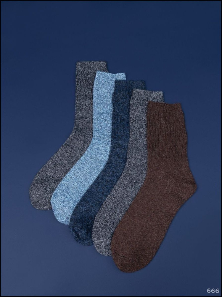 Носки Женский, Мужской RoeRue, размер 41, 42 Шерсть, Полиамид Зима разноцветный Китай термоноски ...