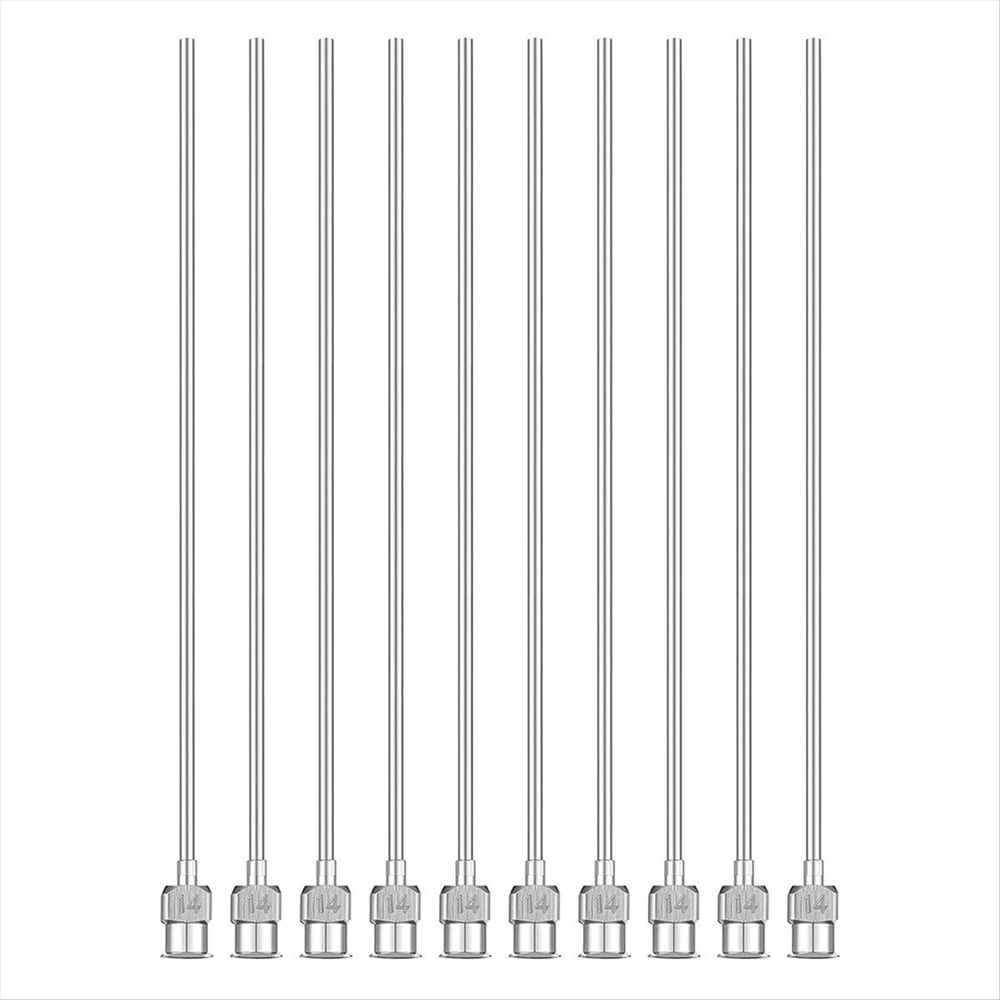 10 Шт. Игл С Тупым Кончиком Для Дозирования 4 Дюйма 14G купить на OZON по низкой цене (3044284974)