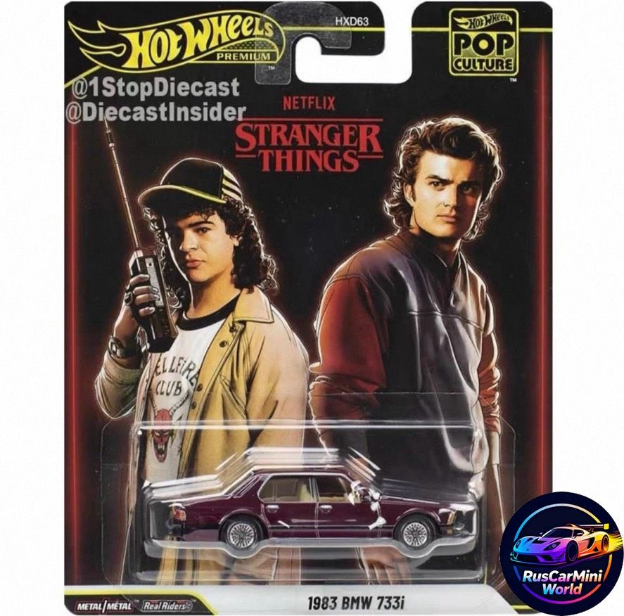 Машинка Mattel Hot Wheels Premium Car Pop Culture Entertainment 1/64 HXD63 1983 BMW 733i купить ...