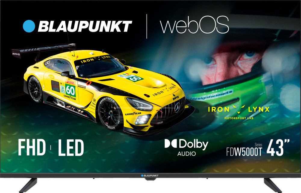 Blaupunkt Телевизор 43FDW5000T 43" Full HD, черный купить на OZON по ...