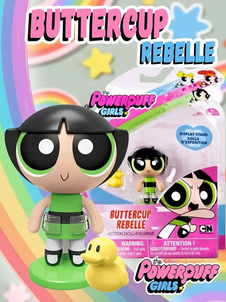 суперкрошки фигурки Spin Master The Powerpuff Girls Bubbles Bulles and ...