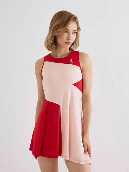 Платье Женский SEVEN SIX розовый, размер 46 для спорта купить c доставкой на OZON по низкой цене ...