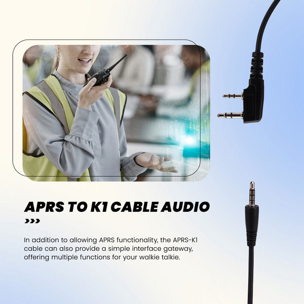 Подключение рации APRS к K1 Cable Walkie Talkie для APRSpro APRSDroid ...