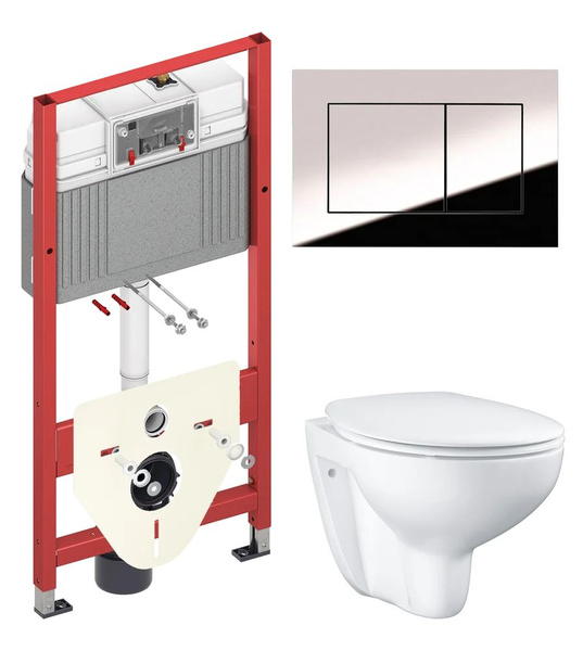 Комплект 2 в 1 Унитаз подвесной Grohe Bau Ceramic 39351000 ...