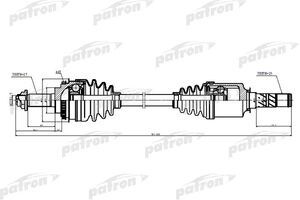 Привод лев/прав.SUBARU FORESTER 03-08, IMPREZA 2005 купить на OZON по ...