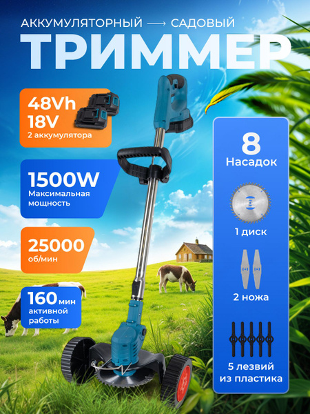 GoodWin Триммер садовый,Несамоходная купить на OZON по низкой цене (2566619229)