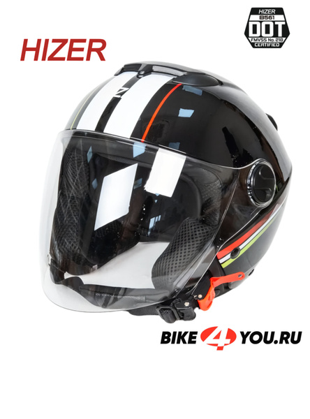 Шлем для мотоцикла открытый HIZER 217 купить на OZON по низкой цене ...