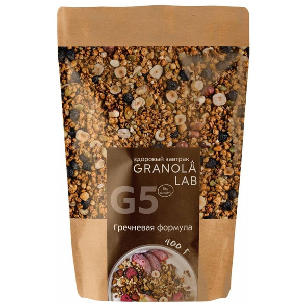 Гранола-мюсли GRANOLA.LAB G5 Гречневая формула 400г купить на OZON по ...