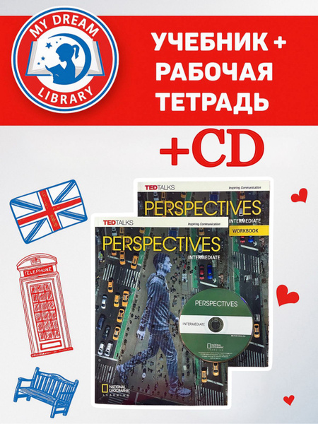 Perspectives Intermediate Student's Book + Workbook with Audio-CD купить на OZON по низкой цене ...