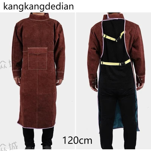 Фартук рабочий Мужской, размер 54 коричневый, рост 160-172 Воловья кожа ...