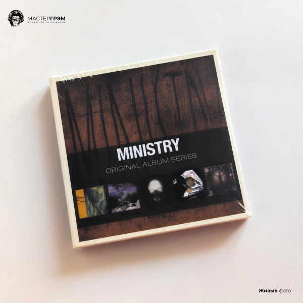 Фирменный аудио диск Ministry - Original Album Series (5CD) 2011 Rhino ...