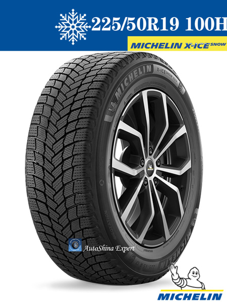 MICHELIN X-ICE SNOW Шины зимние 225/50 R19 100H Нешипованные 225/50R19 ...