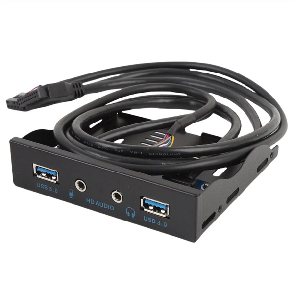 Концентратор 20-контактный на 2 порта USB 3.0 + HD Audio PC Floppy ...