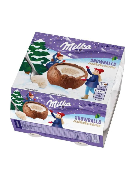 Набор шоколадных яиц Milka Snowballs Milchcreme 112 г купить на OZON по ...