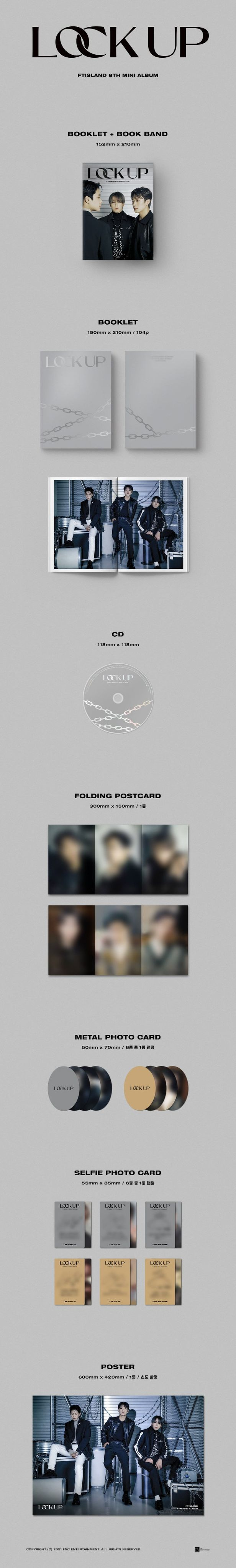 Альбом FTISLAND - LOCK UP 8th Mini Album купить на OZON по низкой цене ...