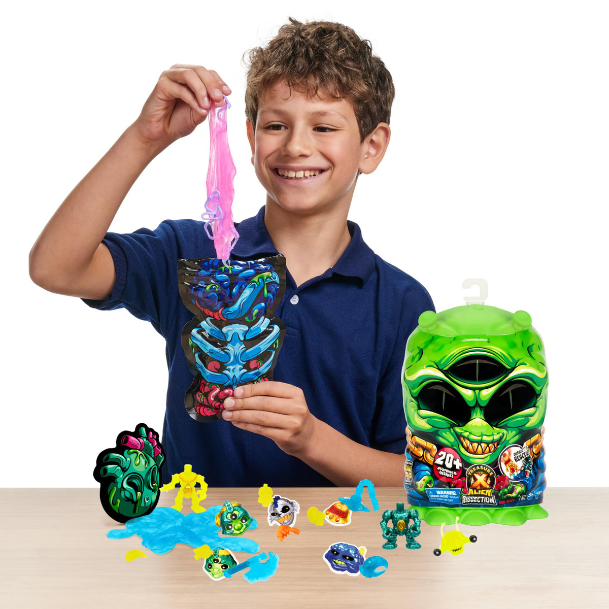 Сокровище X Moose Treasure X Mini Alien Dissection / 8-дюймовая игрушка ...