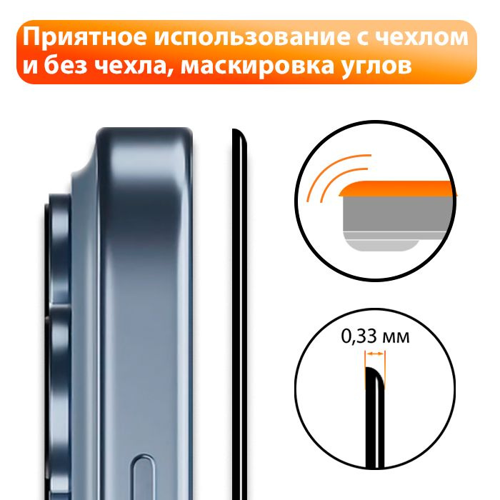 Защитное стекло на Realme C65 и C67 (Реалми С65 и С67)/ indAccess ...