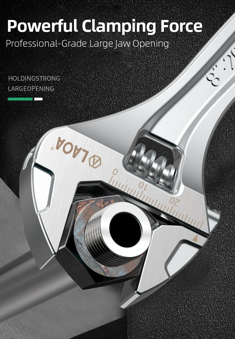 Разводной ключ 300мм (раскрытие до 39мм, промышленный класс )LAOA купить на OZON по низкой цене ...