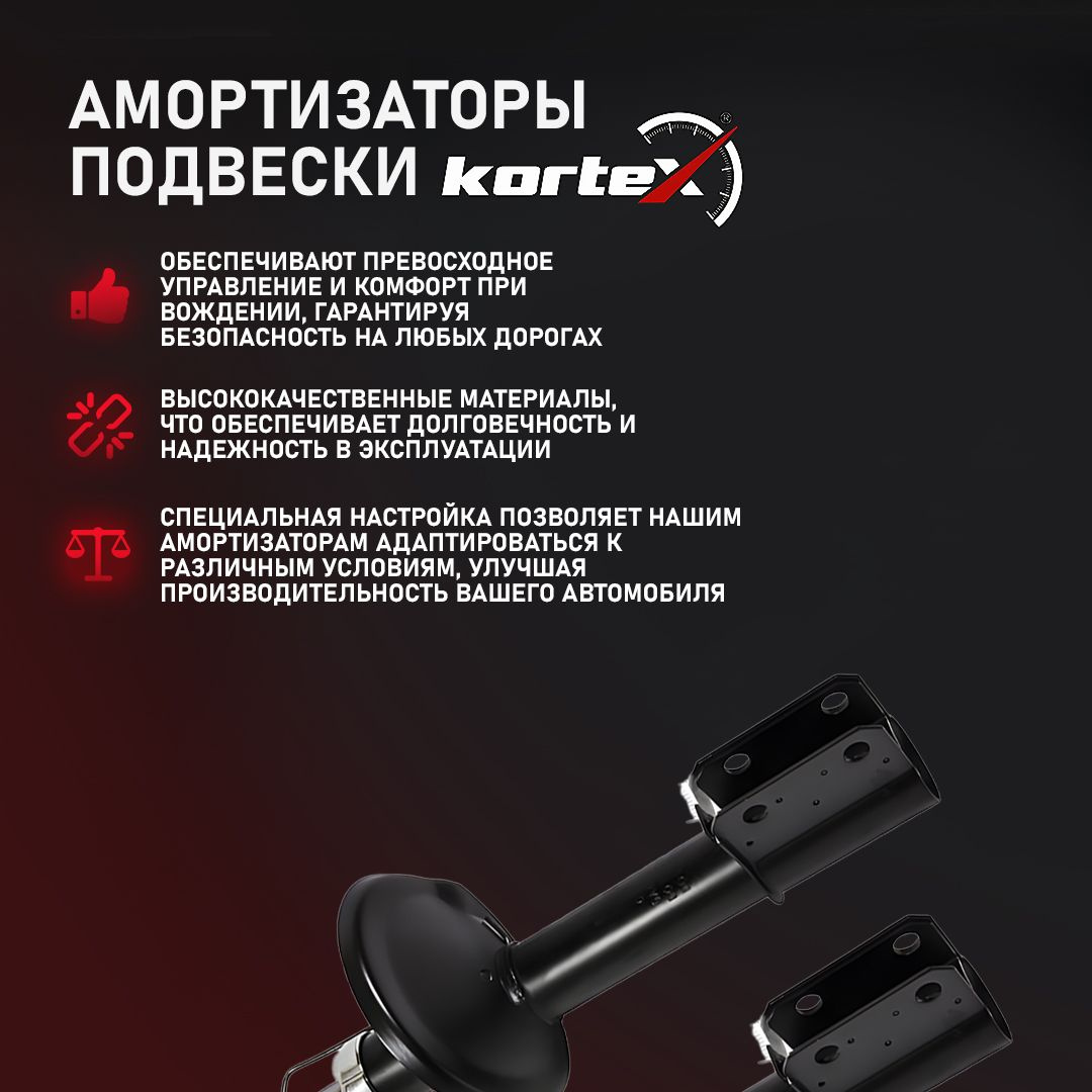 Амортизаторы подвески передние комплект 2 шт (левый/правый) Рено Логан ...