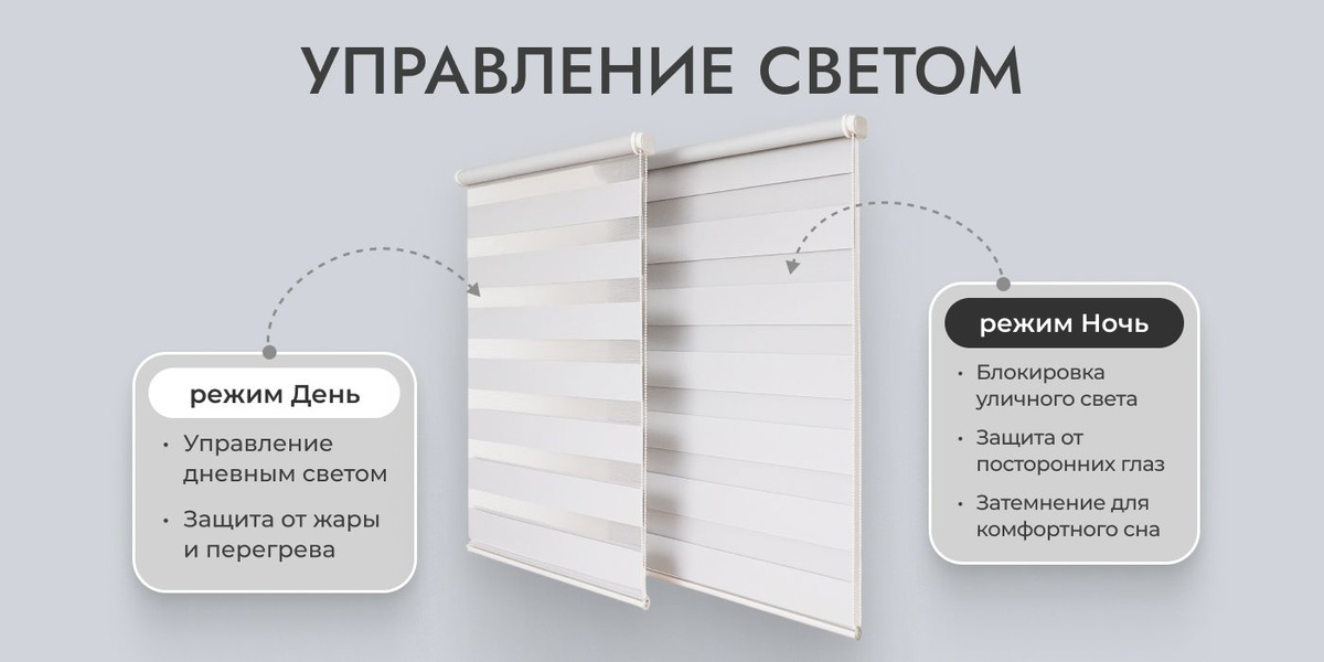 Рулонные шторы Унистайл RUS_180 , размер 57х180 см, белый, Полиэстер ...