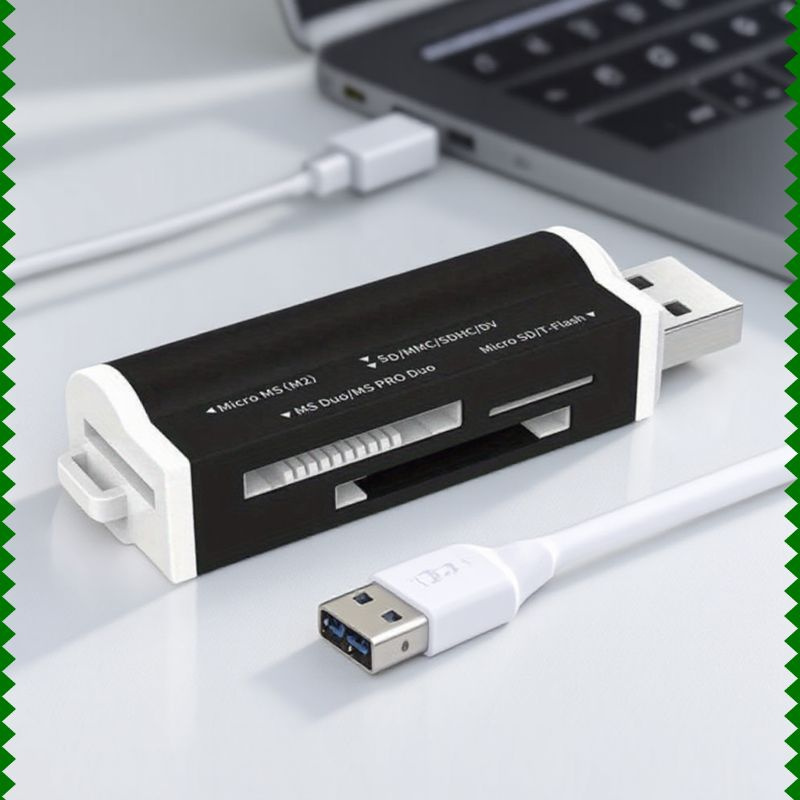 Высокоскоростная мульти-USB читалка памяти для Micro SD, MMC, SDHC, MS ...