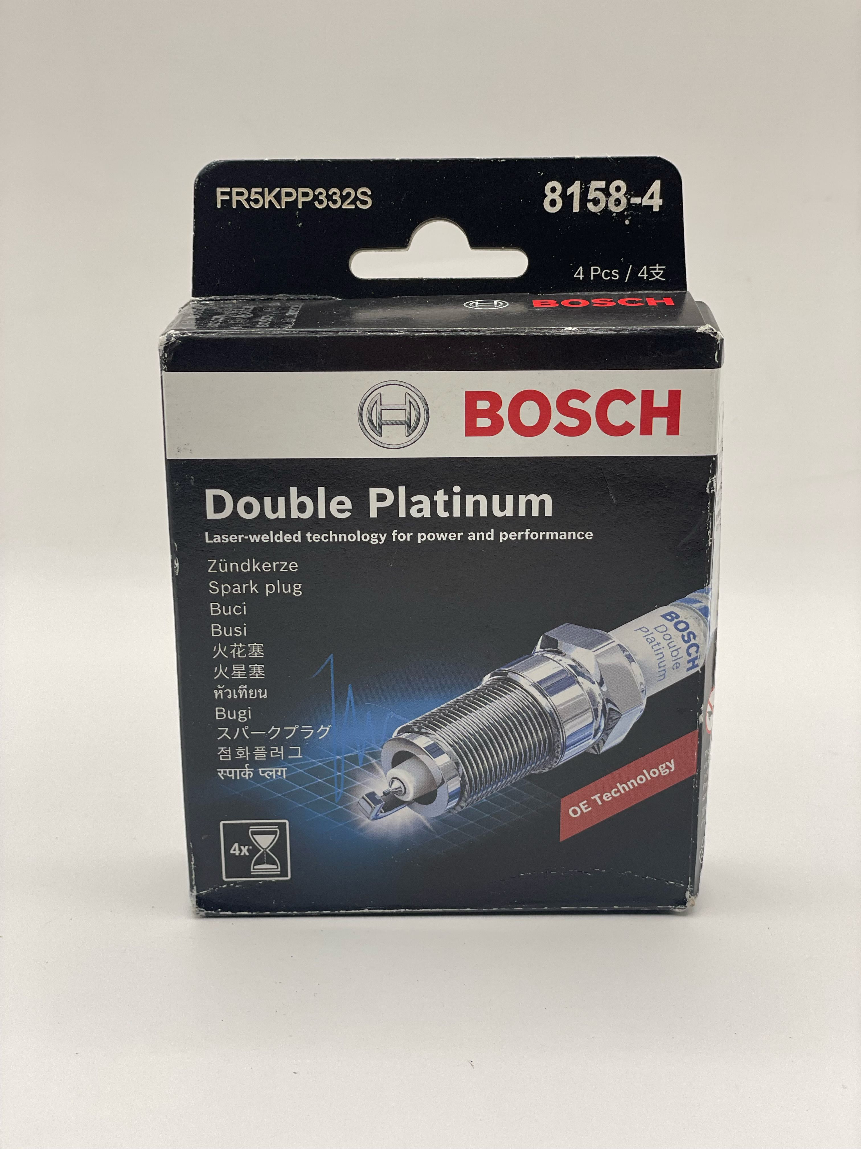 Bosch Свеча зажигания арт. 0242245576, 4 шт. купить на OZON по низкой ...