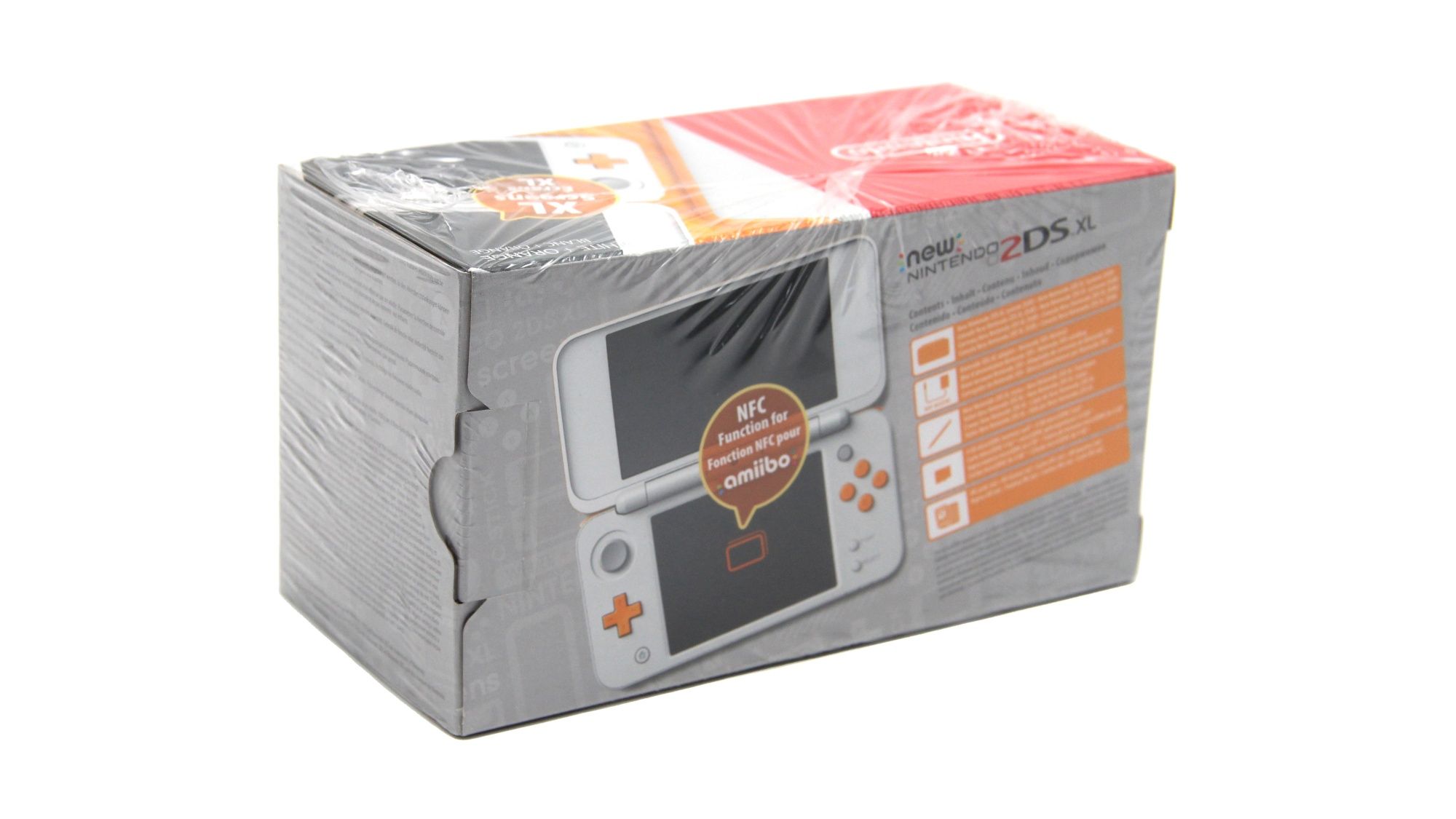 Игровая приставка New Nintendo 2DS XL 4 Gb White + Orange В Коробке ...