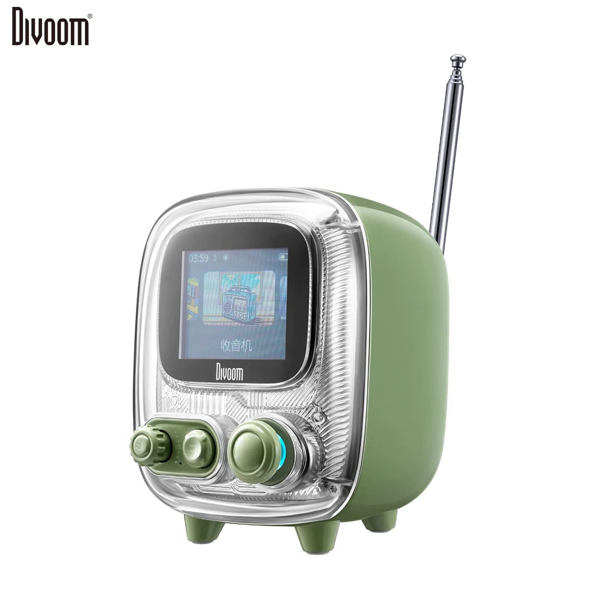 Divoom T-tiivoom-2 Беспроводной Динамик Bluetooth пиксельный будильник ...