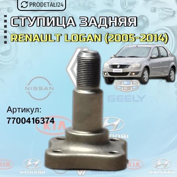 Ступица задняя Renault Logan Артикул:7700416374 купить на OZON по ...