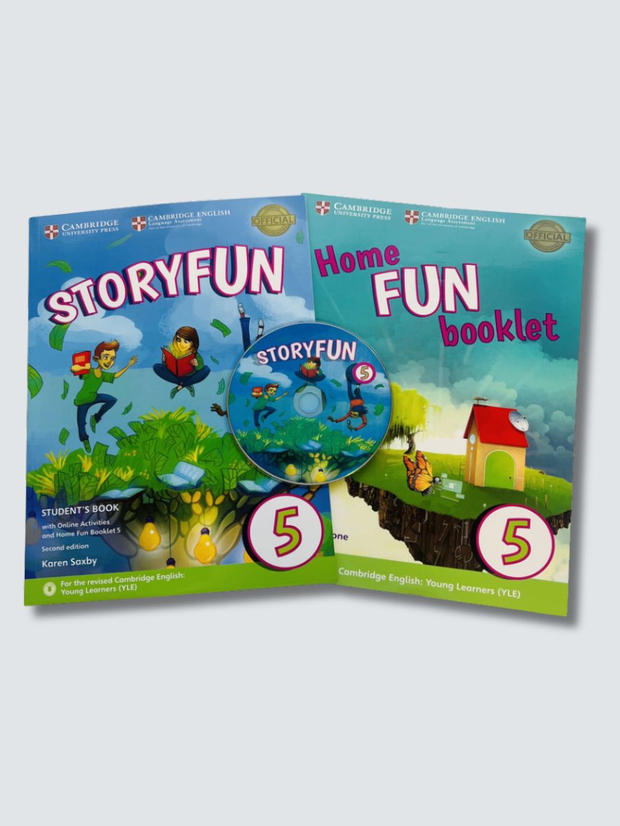 StoryFun 5 полный комплект: Student's Book + Home Fun Booklet + диск ...