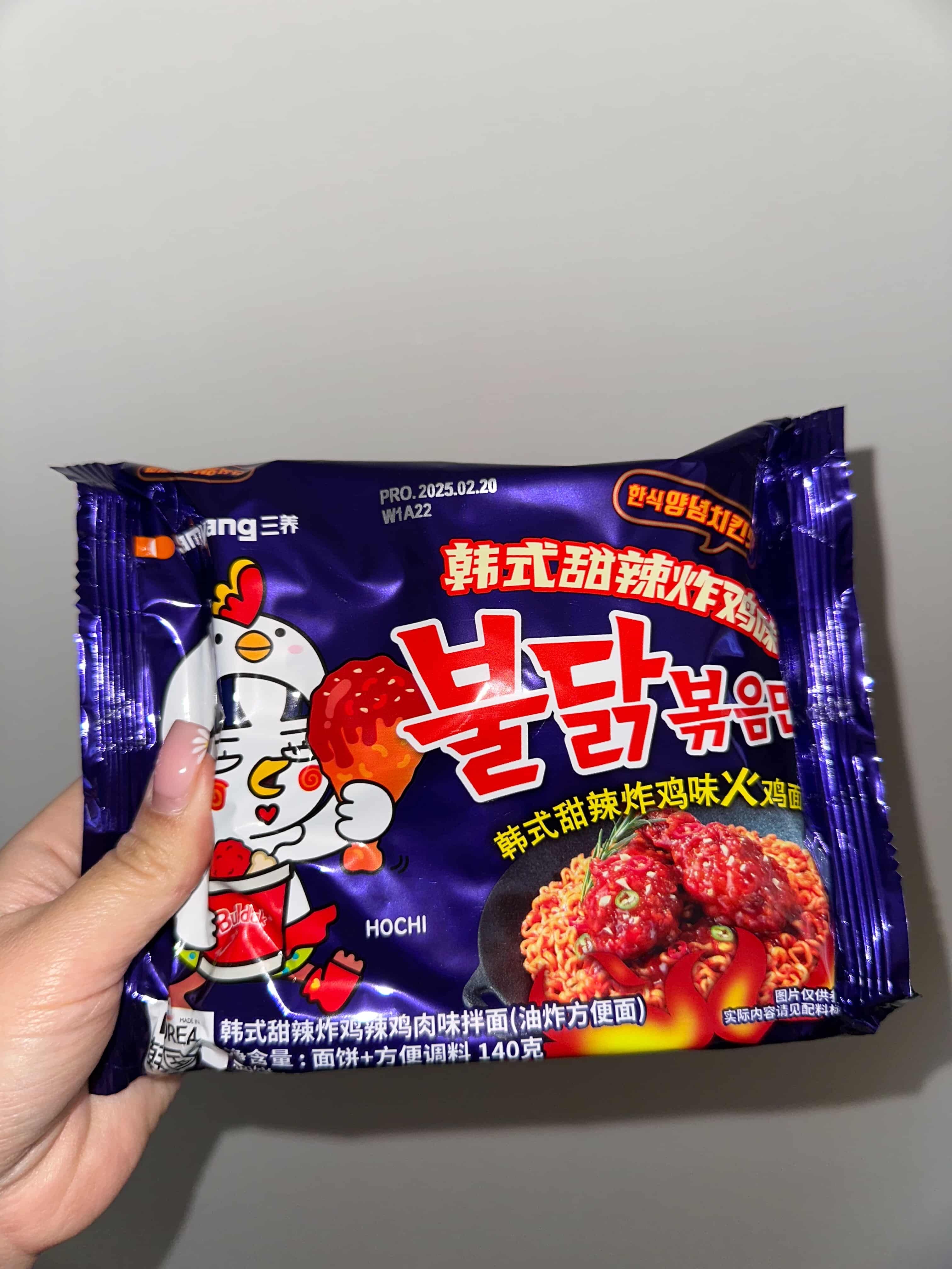Buldak sweet and spicy ramen/Бульдак курочка в кисло сладком соусе ...