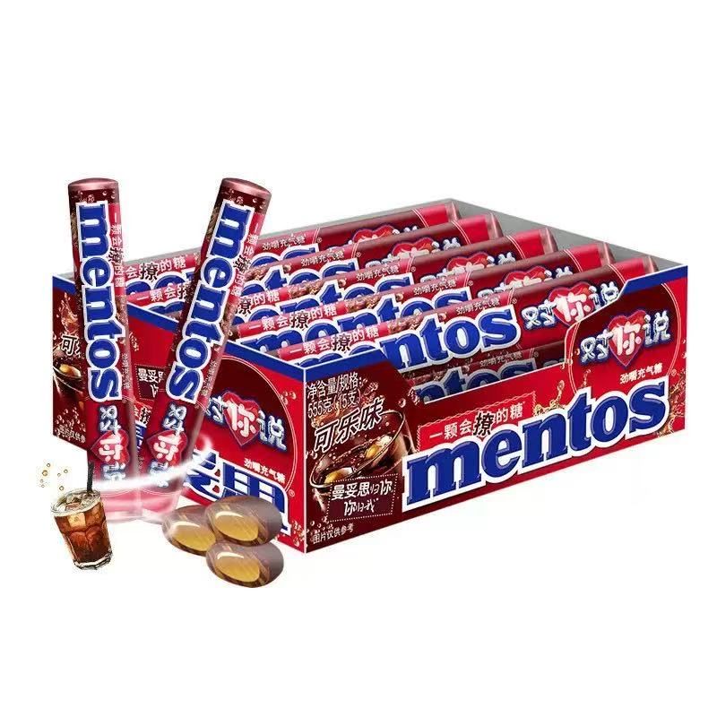 Жевательные драже Mentos cola, 24 шт по 37.5 г купить на OZON по низкой ...