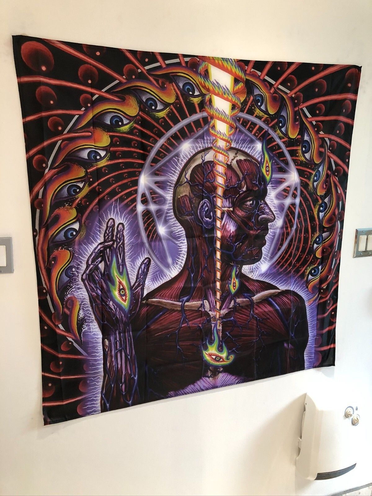 BeLOC Гобелен "Флаг обложки альбома Tool Laterus", 75х100 см, 11x11 ...