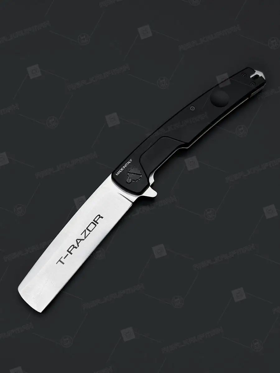 Cкладной нож Extrema-Ratio T-Razor, черный, сталь 8Cr13MoV ...