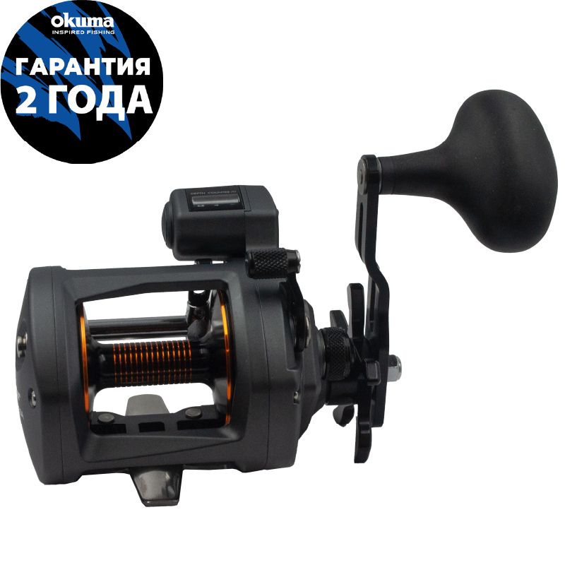 Катушка Okuma Cold Water, Мультипликаторная, 300, Боковой фрикцион ...