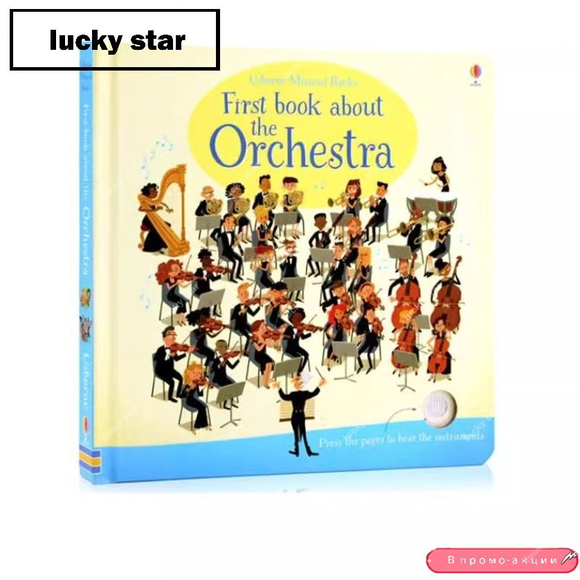 Usborne Orchestra Music Book Children's Instrument Cognitive Art ...