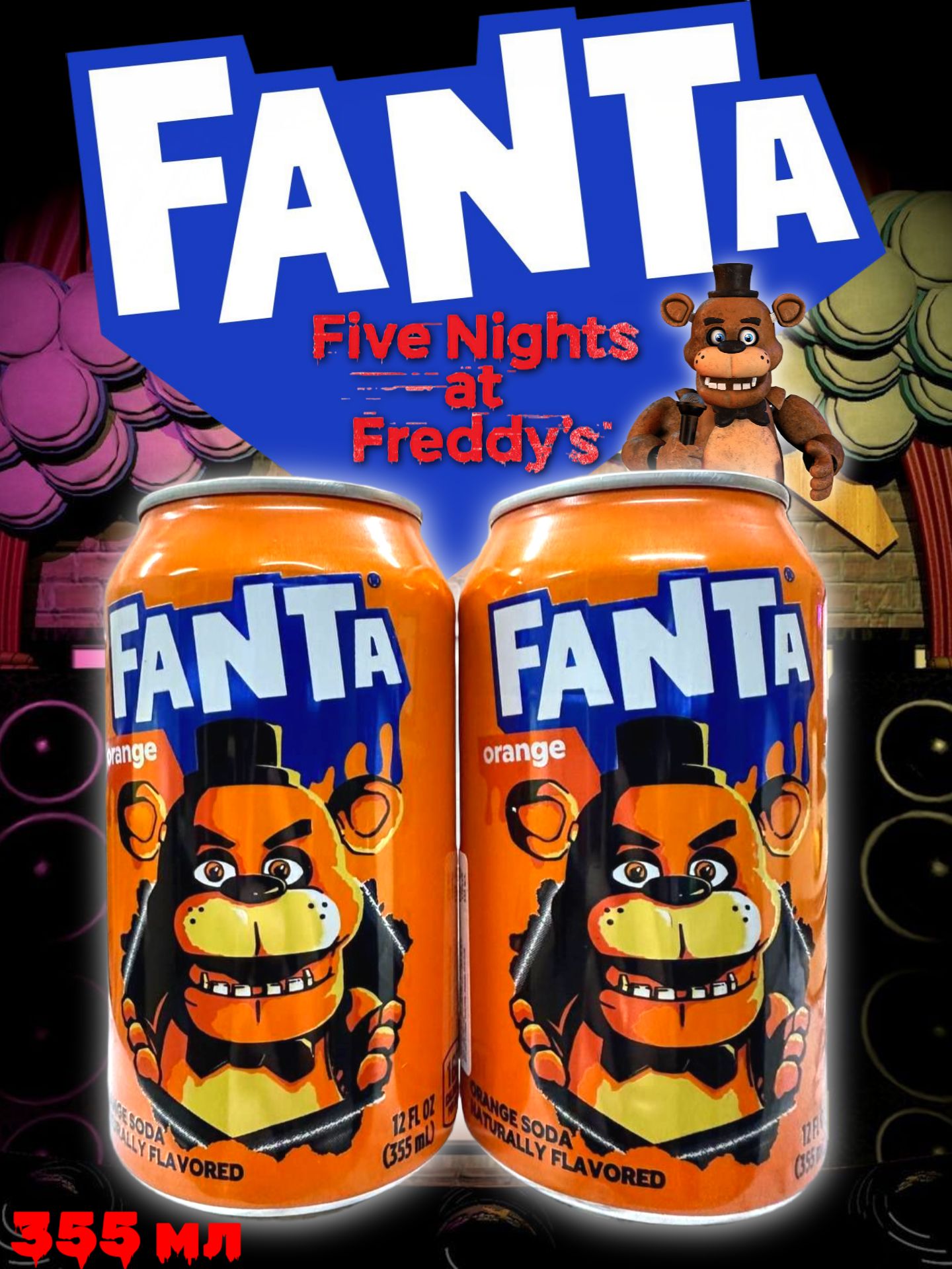 Газированный напиток Fanta Freddy Фанта Фредди купить на OZON по низкой ...