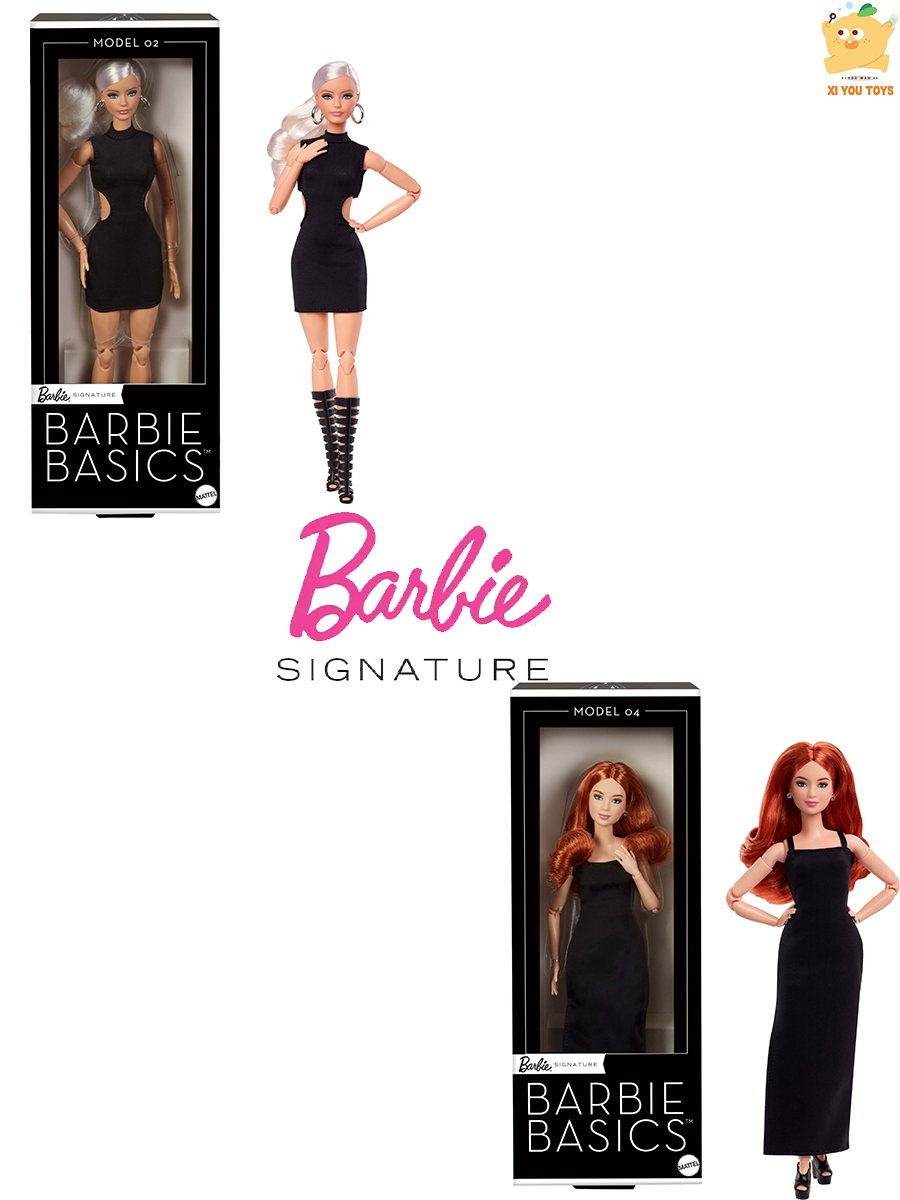 Mattel Barbie Basics Model 2-piece Set / Базовый Набор Кукол В Черном ...