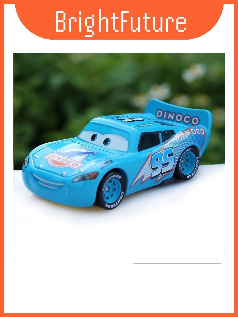 charming pixar cars lightning die-cast toy car mcqueen-dinosaur 8x3.5x2 ...