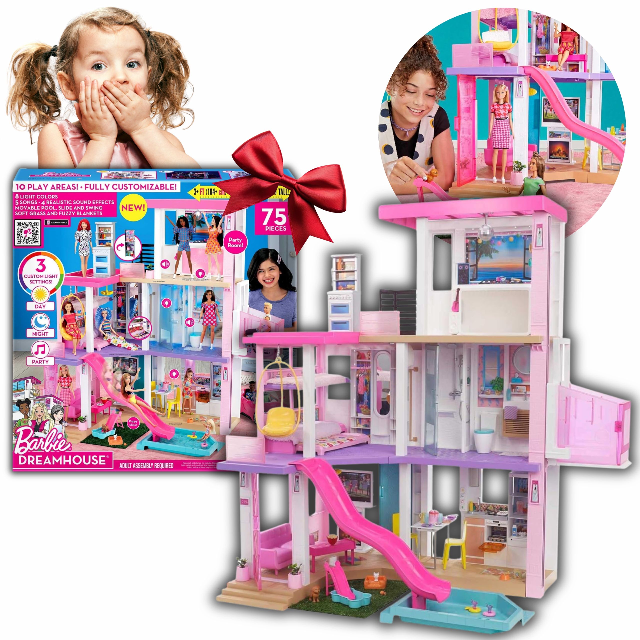 Кукольный домик Barbie Dreamhouse DELUXE - Вилла с с лифтом, бассейном ...