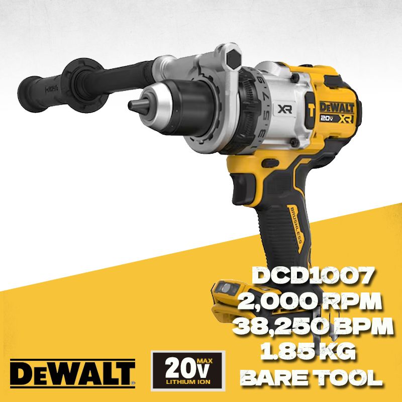DEWALT DCD1007 20V MAX XR Бесщеточный аккумуляторный трехскоростной ...