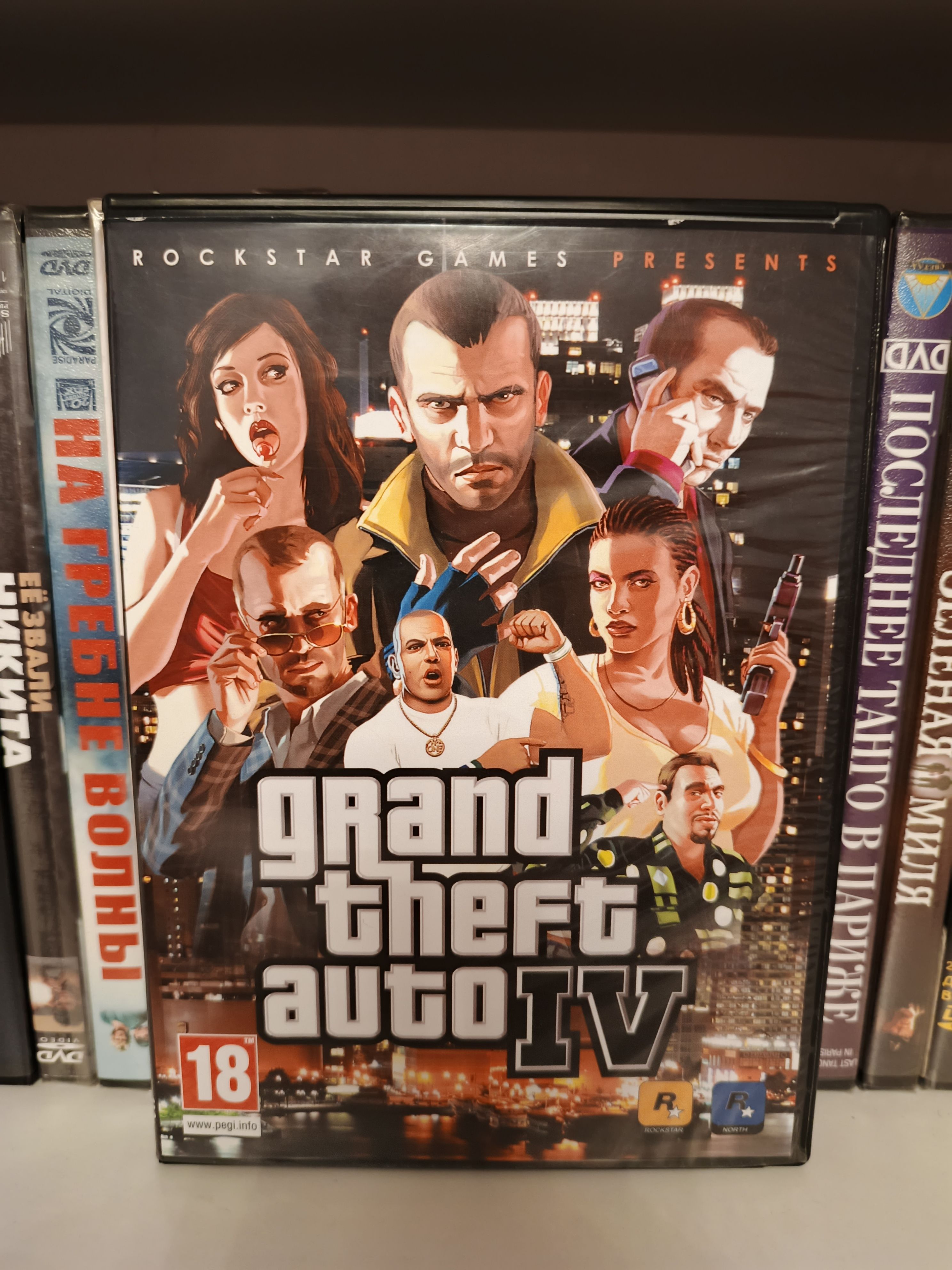 Видеоигра GTA IV 4 (Grand Theft Auto IV) 2008 для ПК на DVD купить на ...