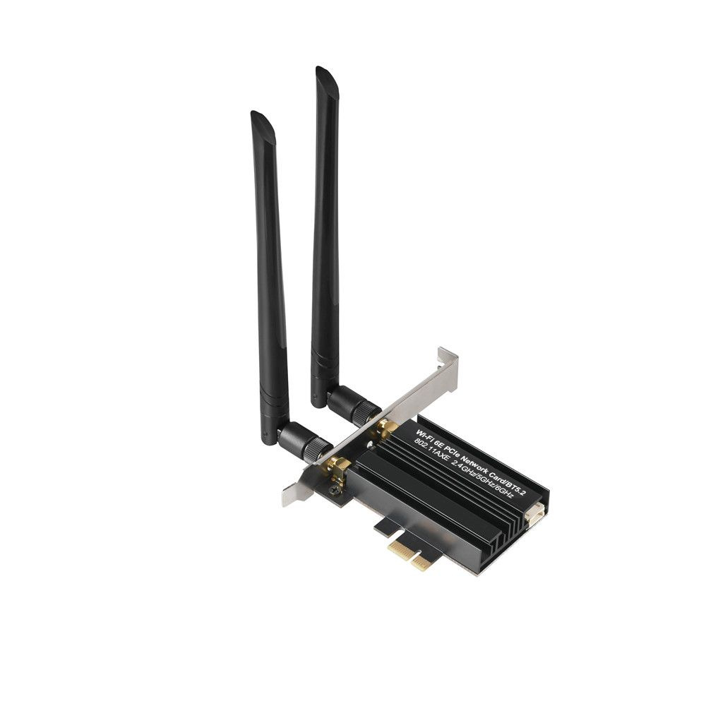 Сетевая карта для пк Wi-Fi 6E 2.4GHz 5GHz 6GHz, Bluetooth 5.2 сетевая ...