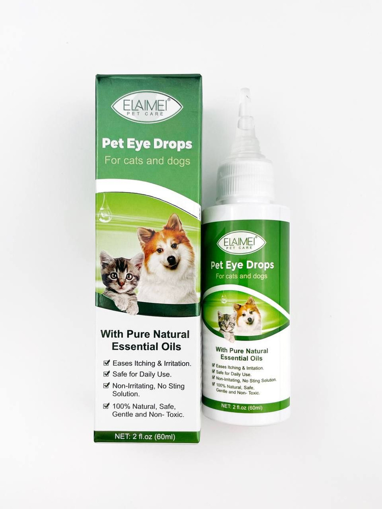 Elaimei Pet Eye Drops капли для глаз увлажняющие для животных - купить ...